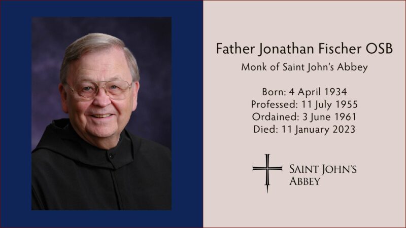 Father Jonathan Fischer OSB – OSB DOT ORG