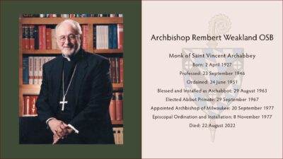 Archbishop Rembert Weakland OSB – OSB DOT ORG