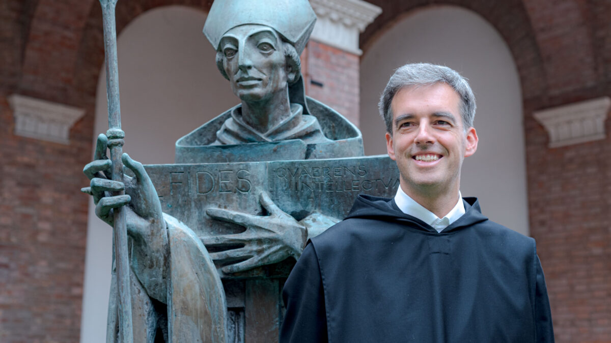 Abbot Primate Jeremias Congratulates Fr. Bernhard Eckerstorfer on ...