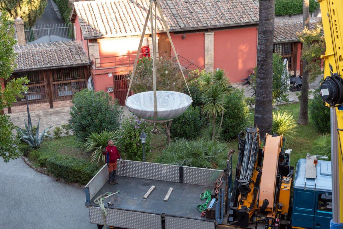A New Fountain Marks a Quiet Milestone at Sant’Anselmo – OSB DOT ORG