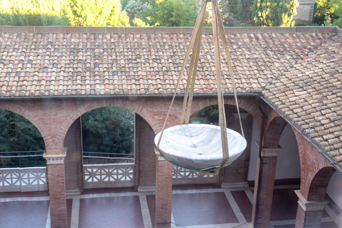 A New Fountain Marks a Quiet Milestone at Sant’Anselmo – OSB DOT ORG